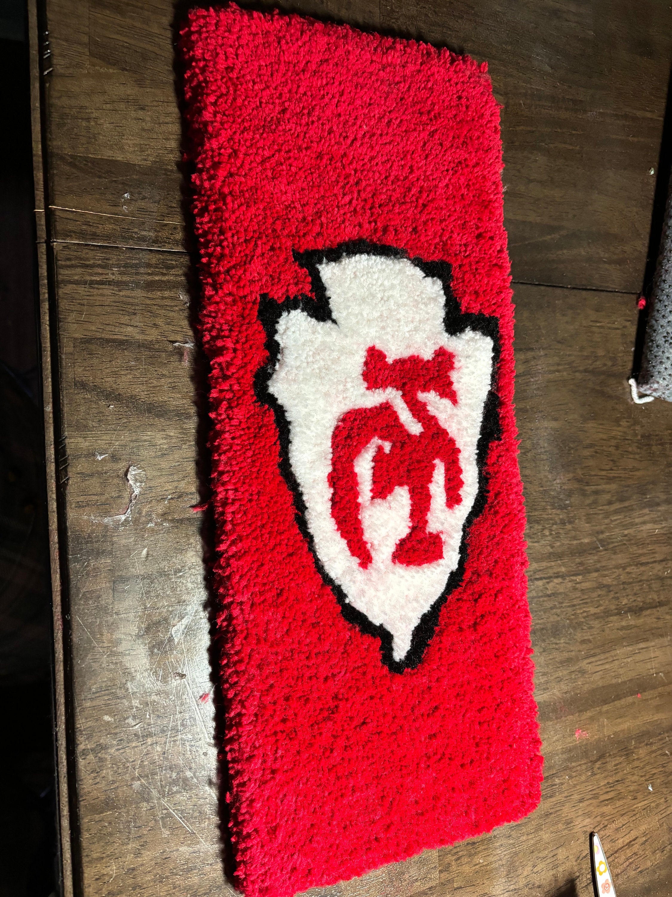 Kansas City Chiefs Keyboard Rug - Etsy