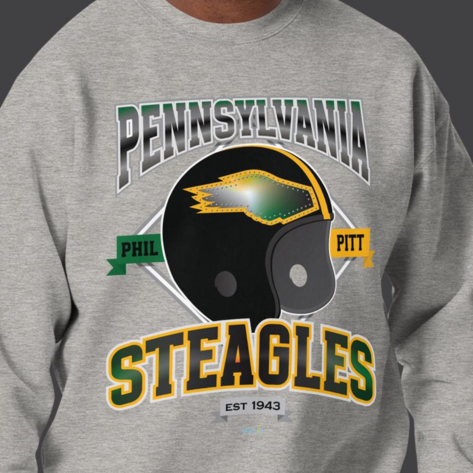 STEAGLES NFL Sweatshirt | Retro Steelers/eagles Him/her Shirt, 1943 NFL ...