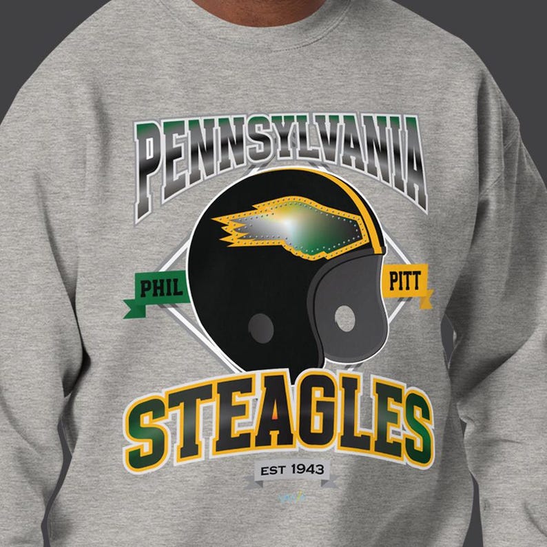 STEAGLES NFL Sweatshirt | Retro Steelers/eagles Him/her Shirt, 1943 NFL ...