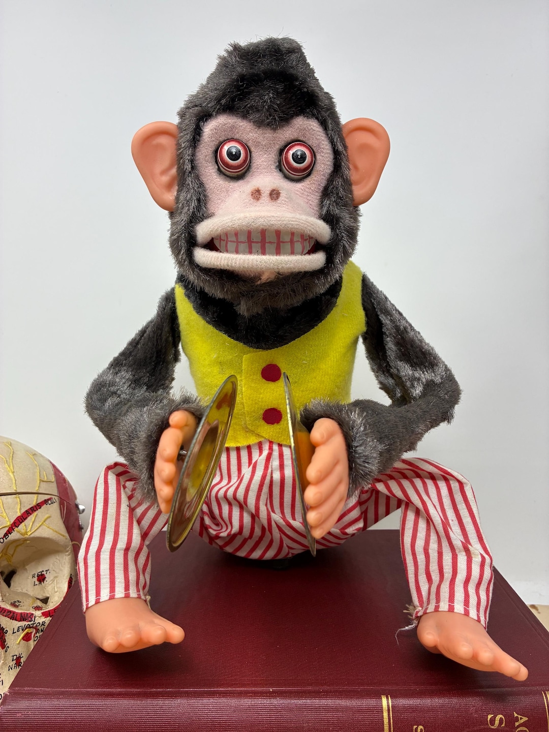 Jolly Chimp Cymbal Playing Creepy Vintage Monkey Toy - Etsy