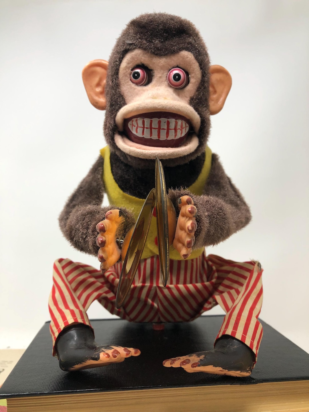1960s Jolly Chimp Cymbal Playing Creepy Vintage Monkey Toy With Box - Etsy