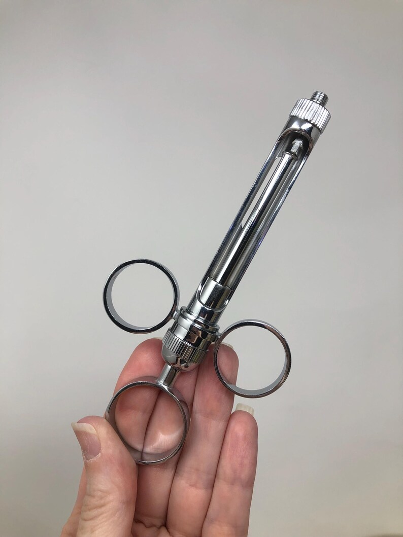 3 Ring Anesthetic Aspirating Syringe - for Cosplay, Movie Prop ...