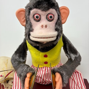 Jolly Chimp Cymbal Playing Creepy Vintage Monkey Toy - Etsy