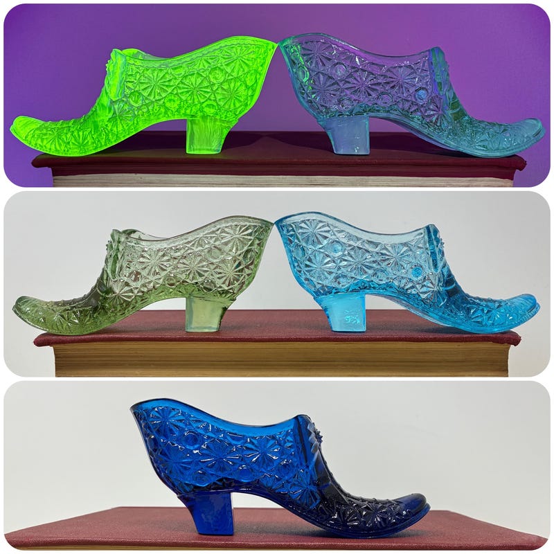 Blue Uranium Shoe - Etsy