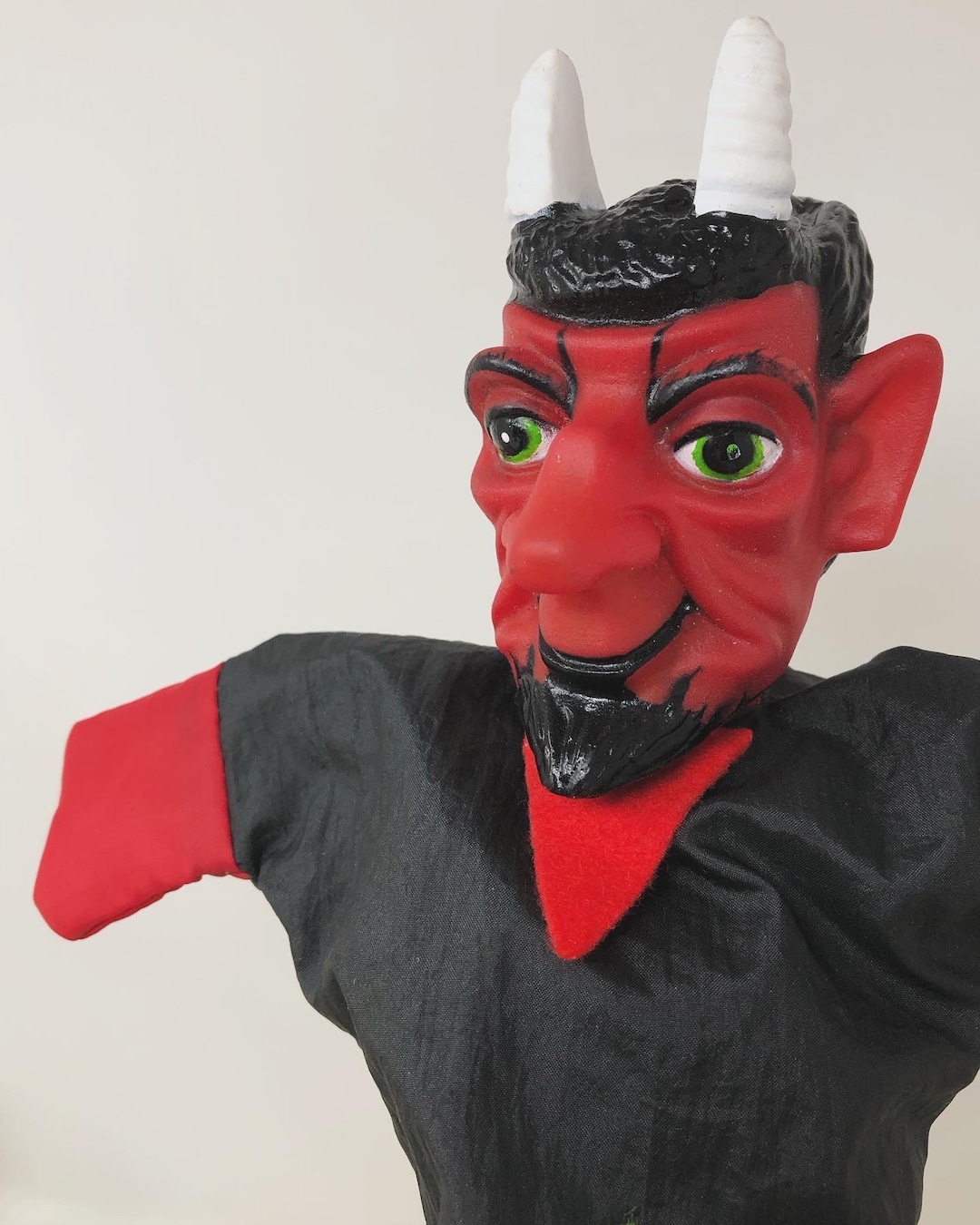 1970s Devil Hand Puppet Creepy Vintage Punch and Judy Satan Toy - Etsy