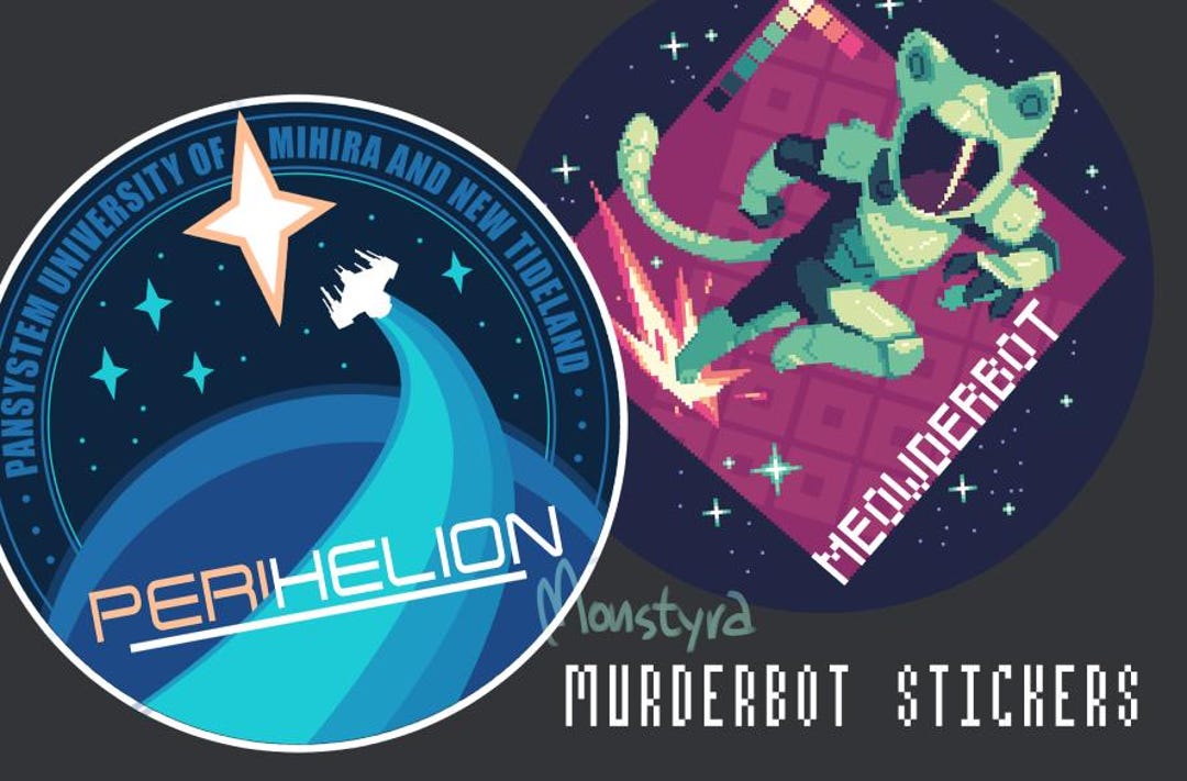 The Murderbot Diaries Sticker Set 01 - Etsy
