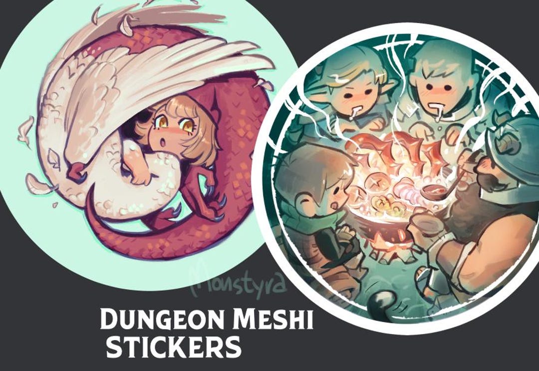 Dungeon Meshi Sticker Set 01 - Etsy
