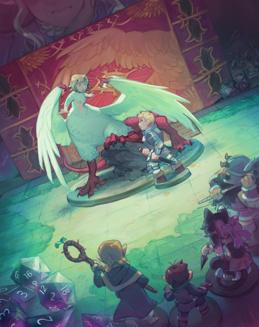 Delicious in Dungeons Dungeon Meshi Print - Etsy