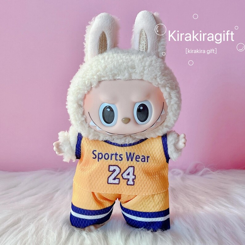 Labubu Sport Set| Sport Labubu Outfits| Labubu Basketball Jersey (doll ...