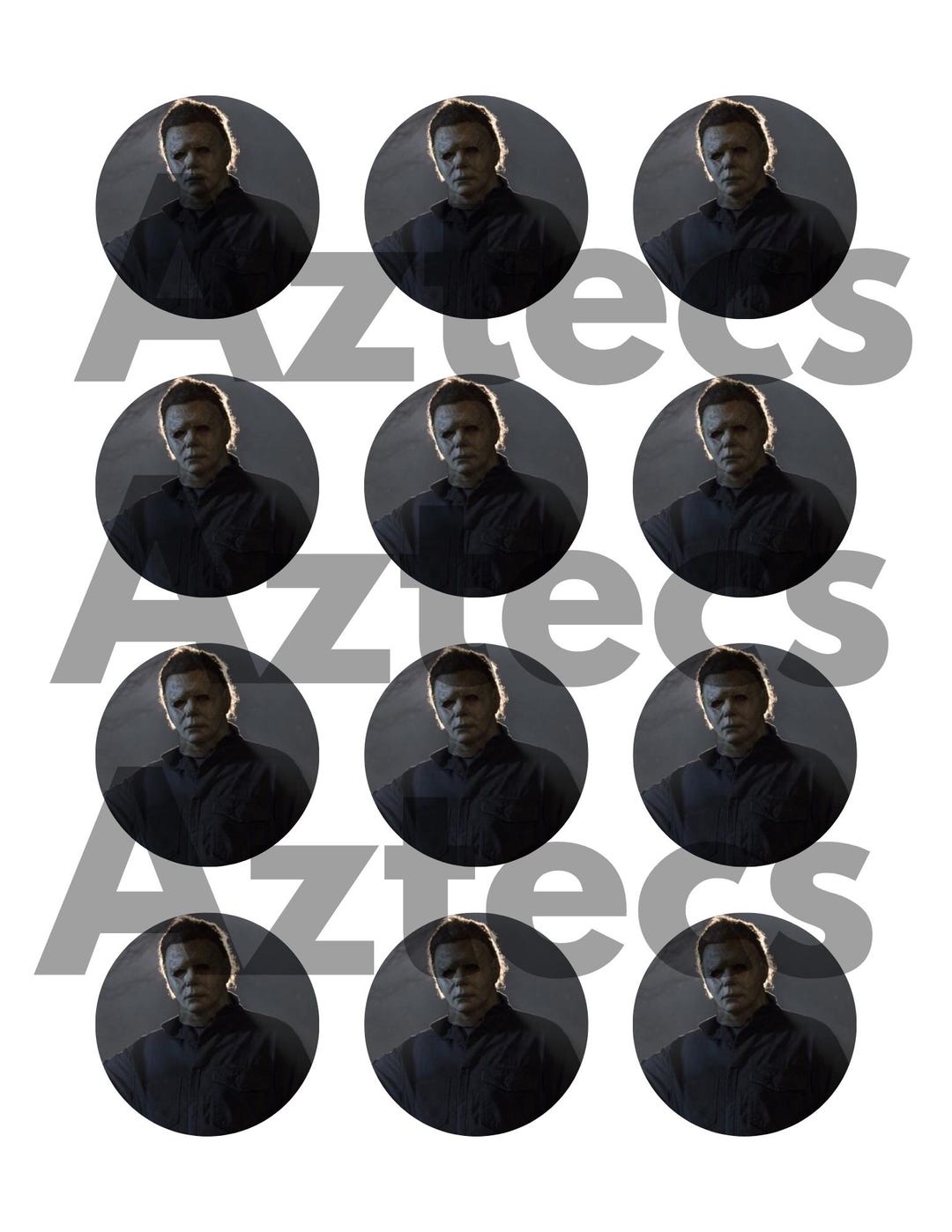 Michael Myers Edible Cake Toppers: Halloween Birthday Party Decorations ...