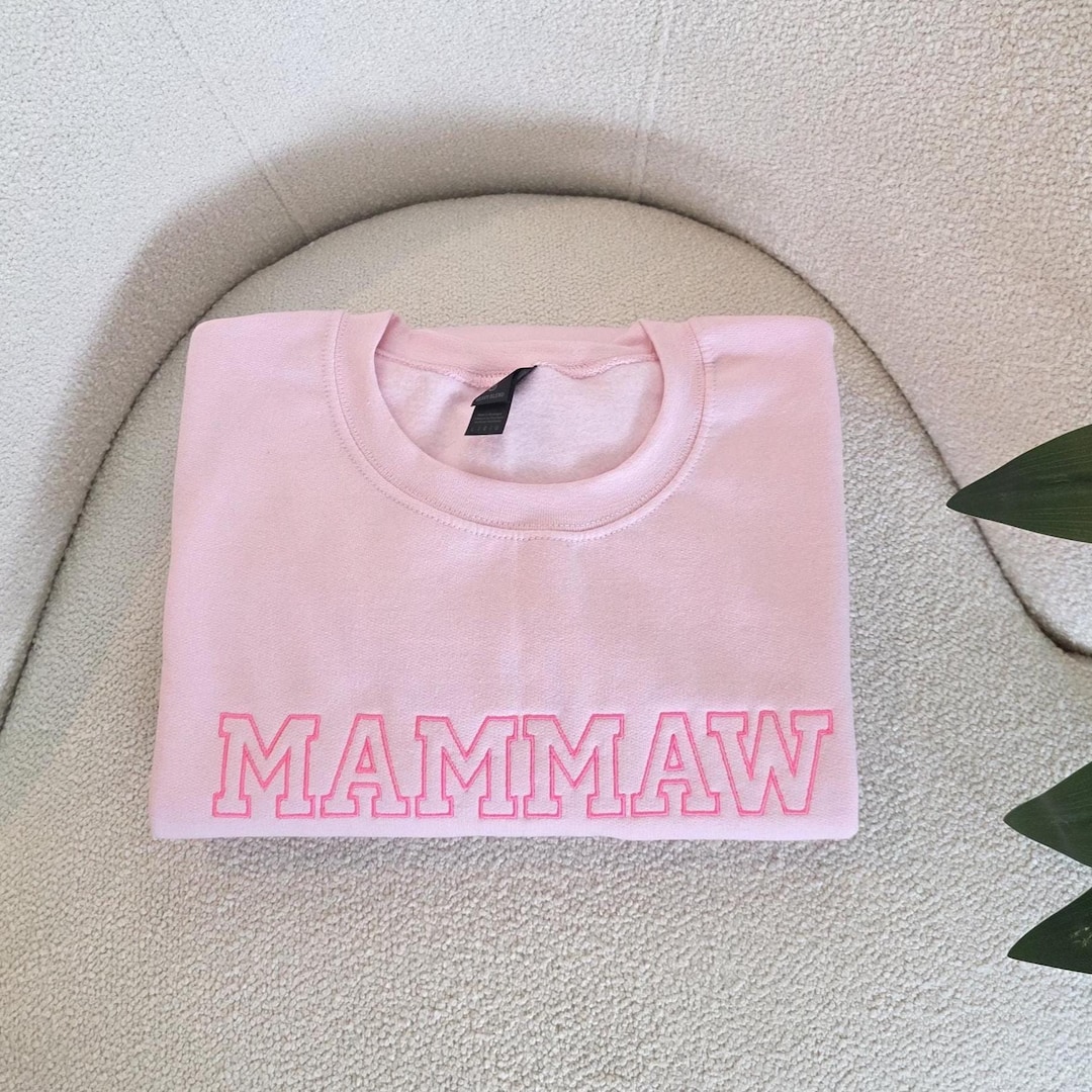 Custom Embroidered MAMMAW Sweatshirt, Mother’s Day Sweatshirt, Mother’s ...