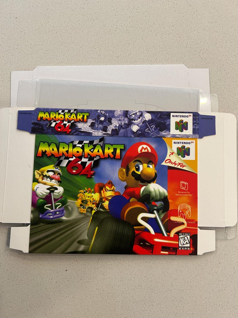 Mario Kart 64 - Nintendo 64 N64 - Box Only No Game - Etsy