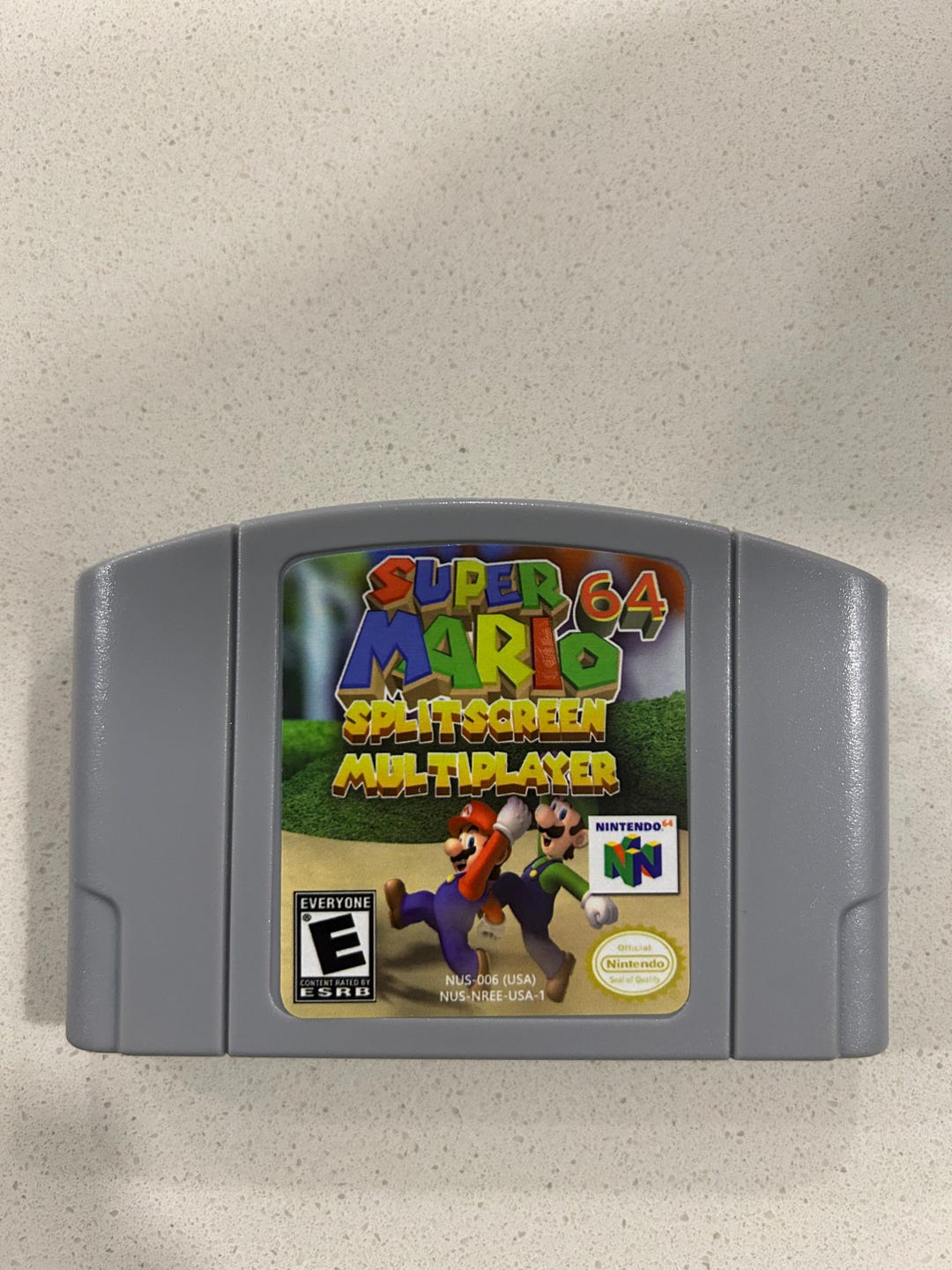 Super Mario 64 Split Screen Multiplayer - Nintendo 64 N64 - Video Game ...