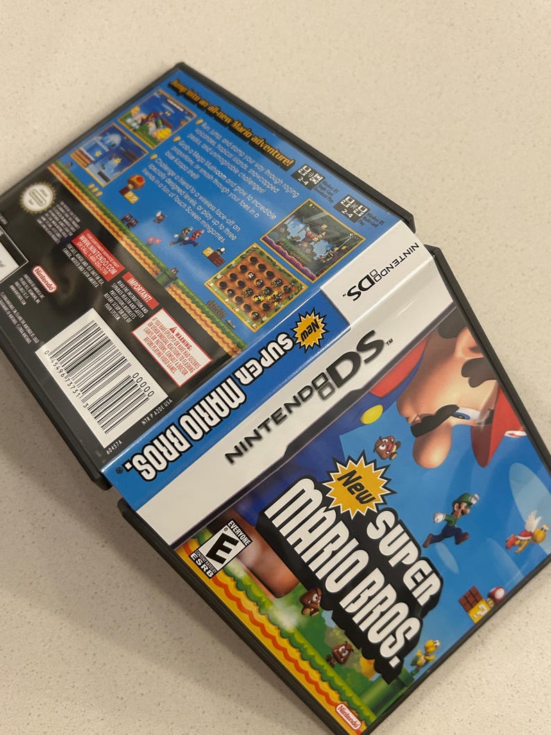 New Super Mario Bros - Nintendo DS - Case ONLY - Etsy