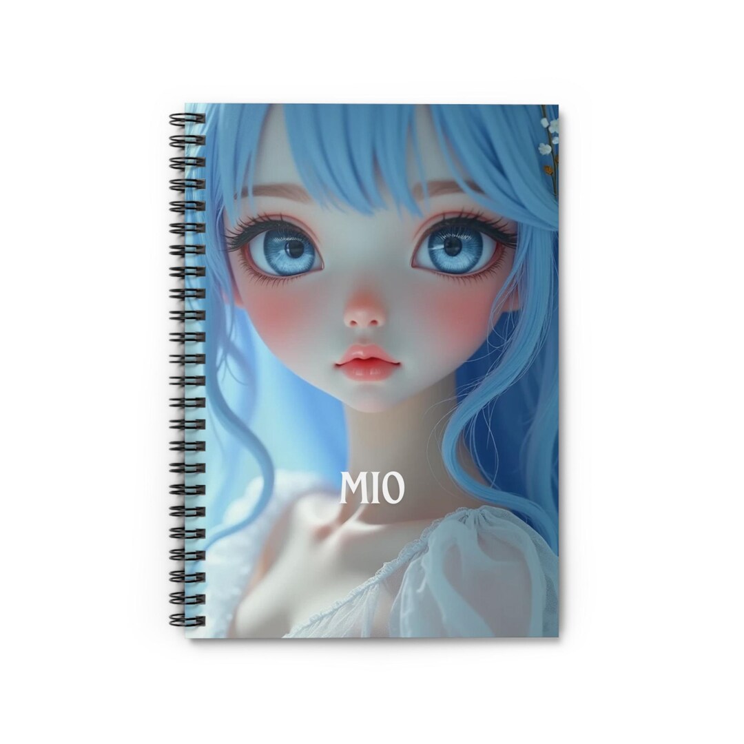 Mio's Spiral Notebook - Aesthetic Journal for Artists, Creative Writing ...
