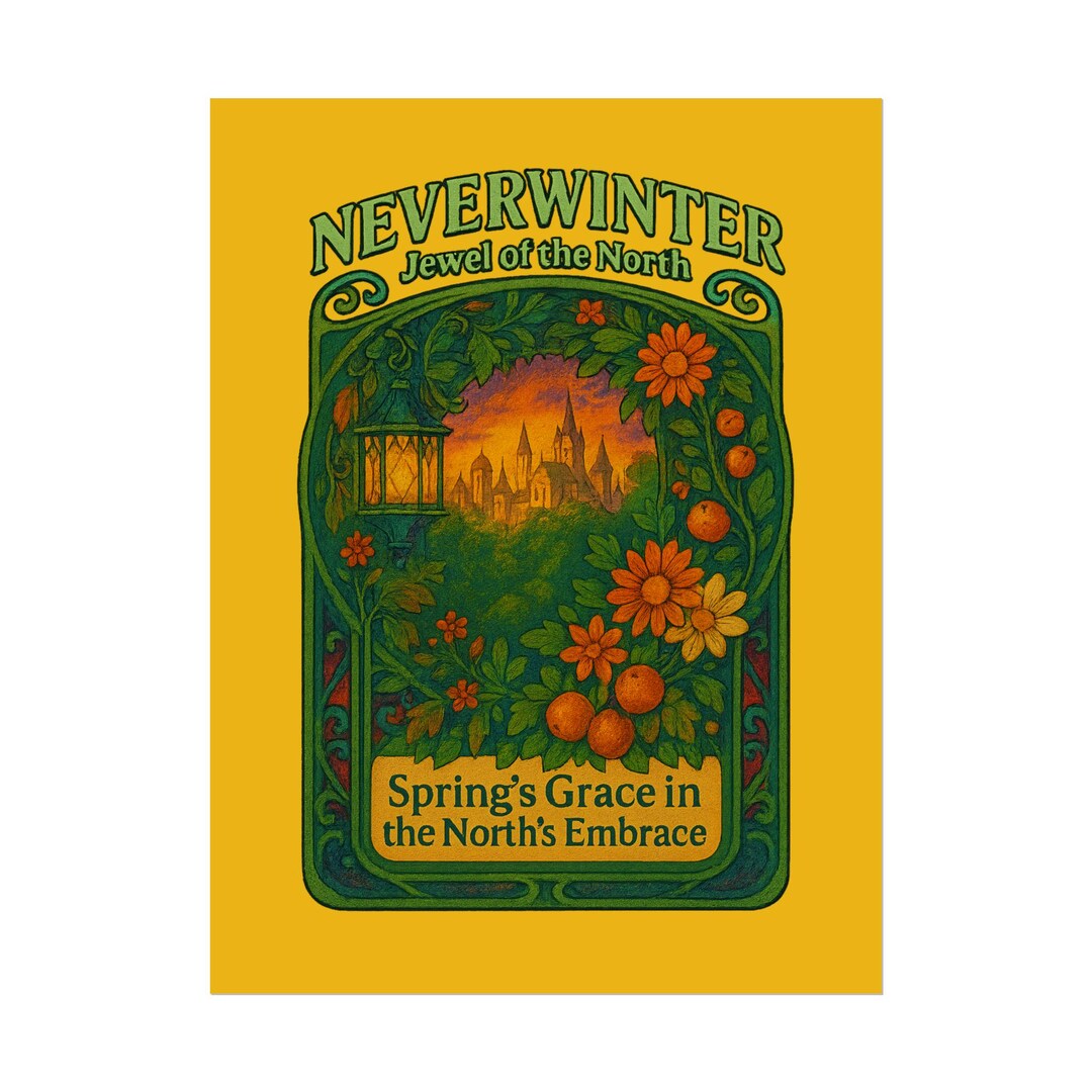 Neverwinter Dungeons and Dragons Inspired - Nature Lover's Wall Decor ...