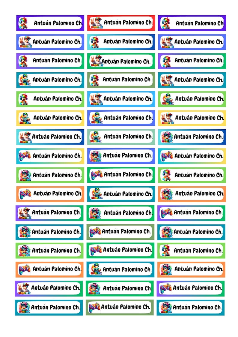 Roblox Etiquetas Escolares, Roblox Stickers Escolares Roblox School ...