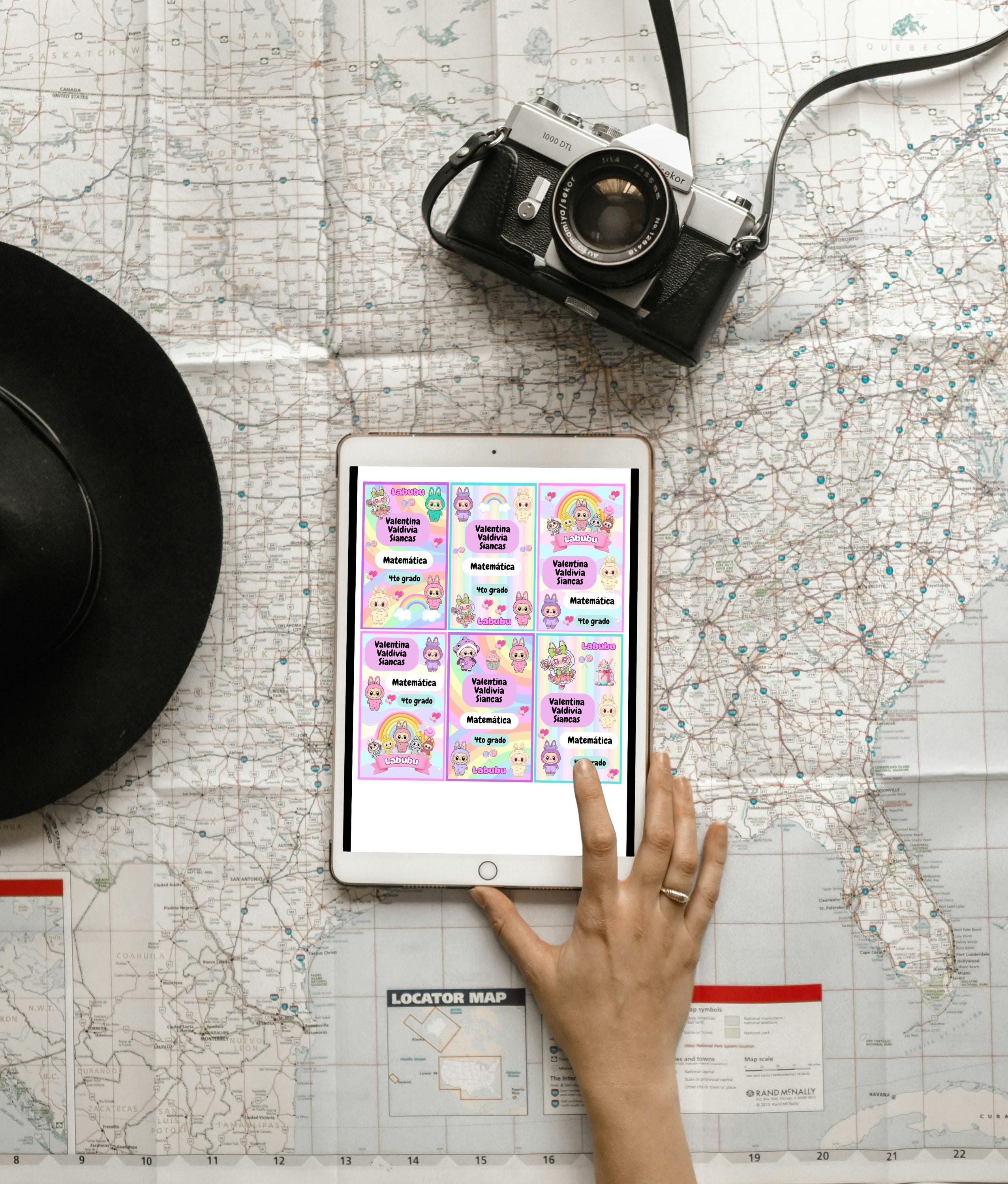 Labubu Etiquetas Escolares Labubu Stickers Escolares Labubu School ...