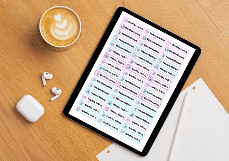 STICH Etiquetas Escolares, Stich Stickers Escolares, Stich School Label ...