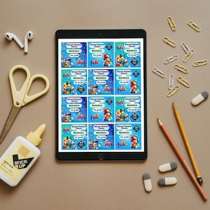 Roblox Etiquetas Escolares, Roblox Stickers Escolares Roblox School ...