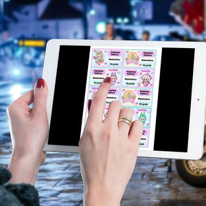 Labubu Etiquetas Escolares Labubu Stickers Escolares Labubu School ...