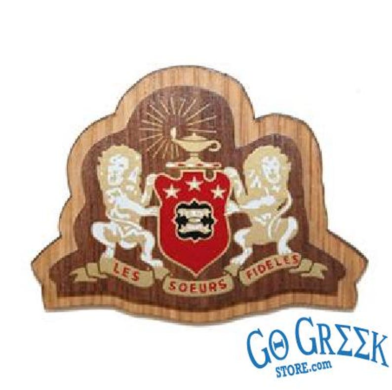 Sorority Wooden Crest: Greek Letter Paddle Accessory - Etsy