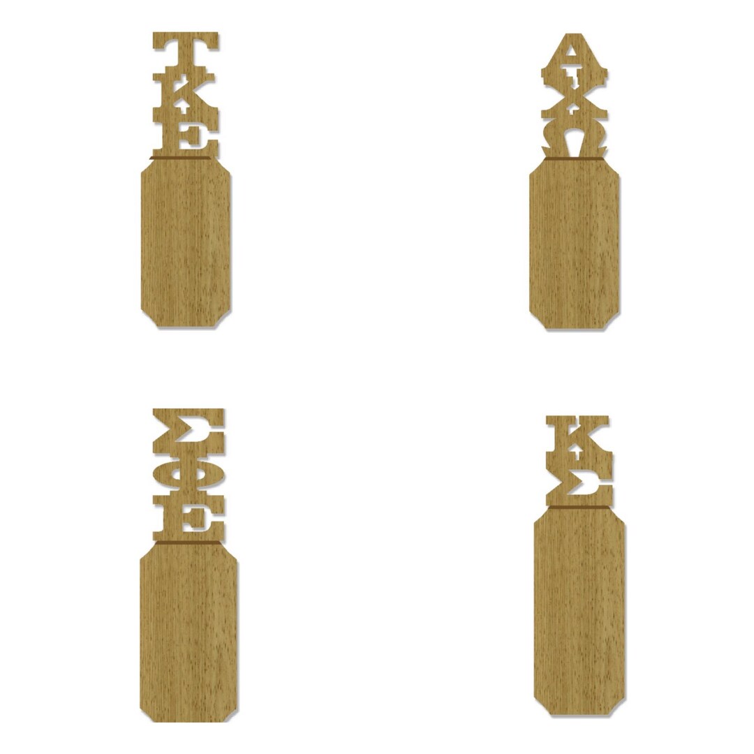 Engraved Greek Letter Oak Plaque: Fraternity & Sorority Gift - Etsy