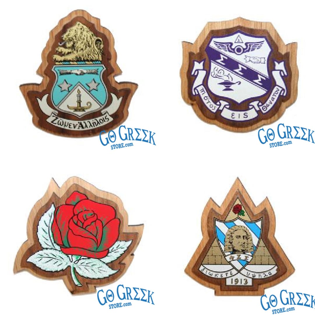 Sorority Wooden Crest: Greek Letter Paddle Accessory - Etsy