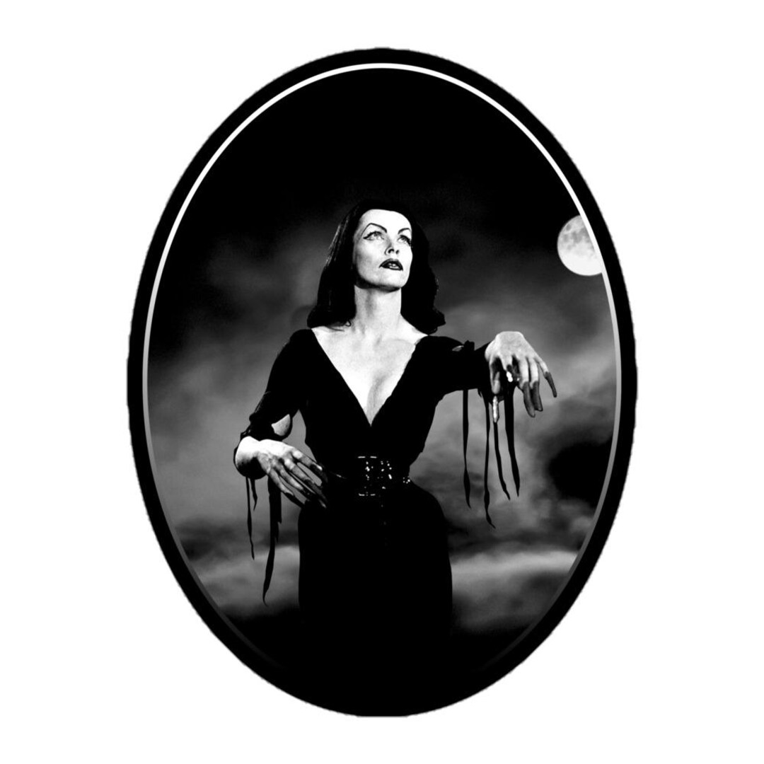 Vampira Maila Nurmi Bubble-free Sticker - the Vampira Show - Etsy