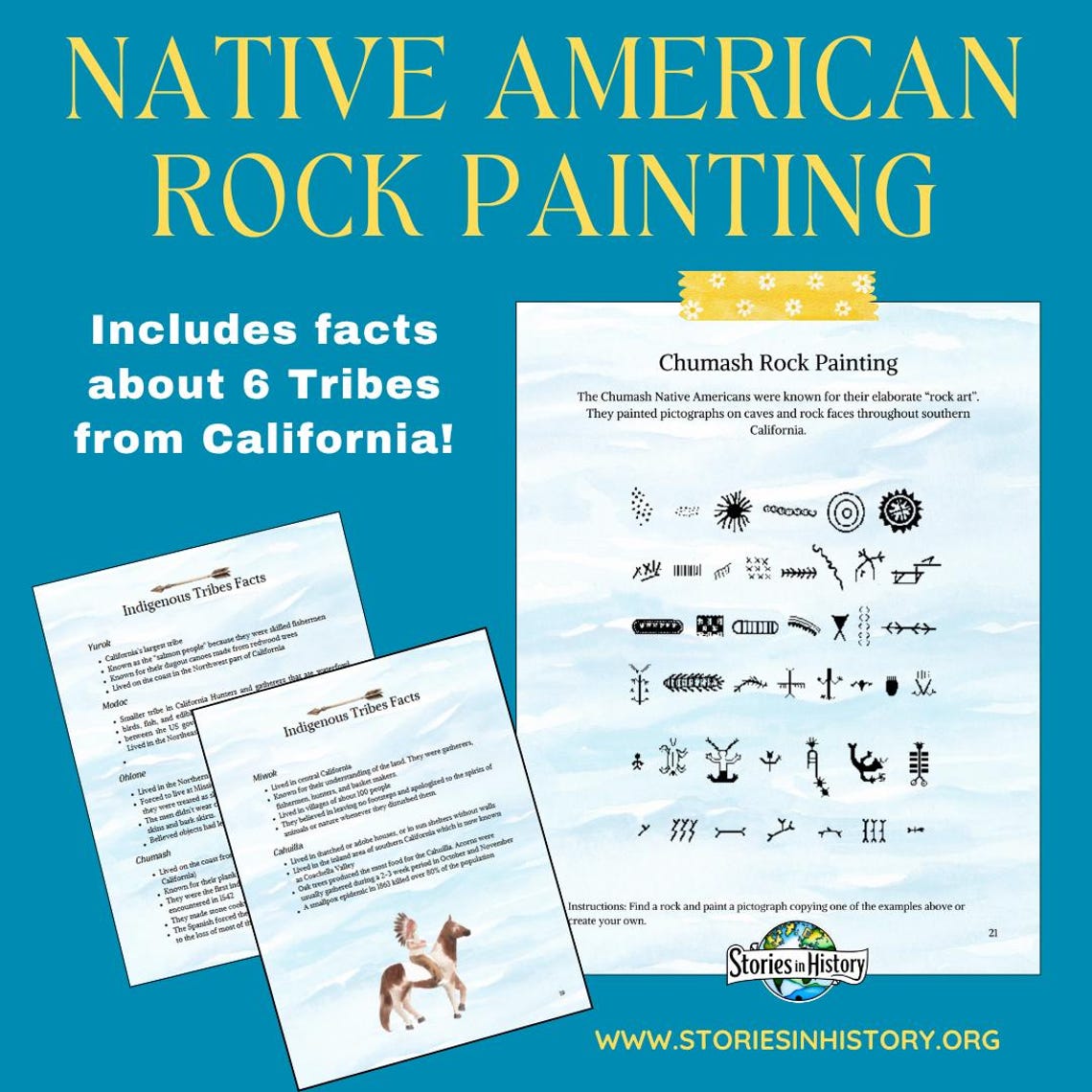 Native American Rock Painting- California History Curriculum and ...