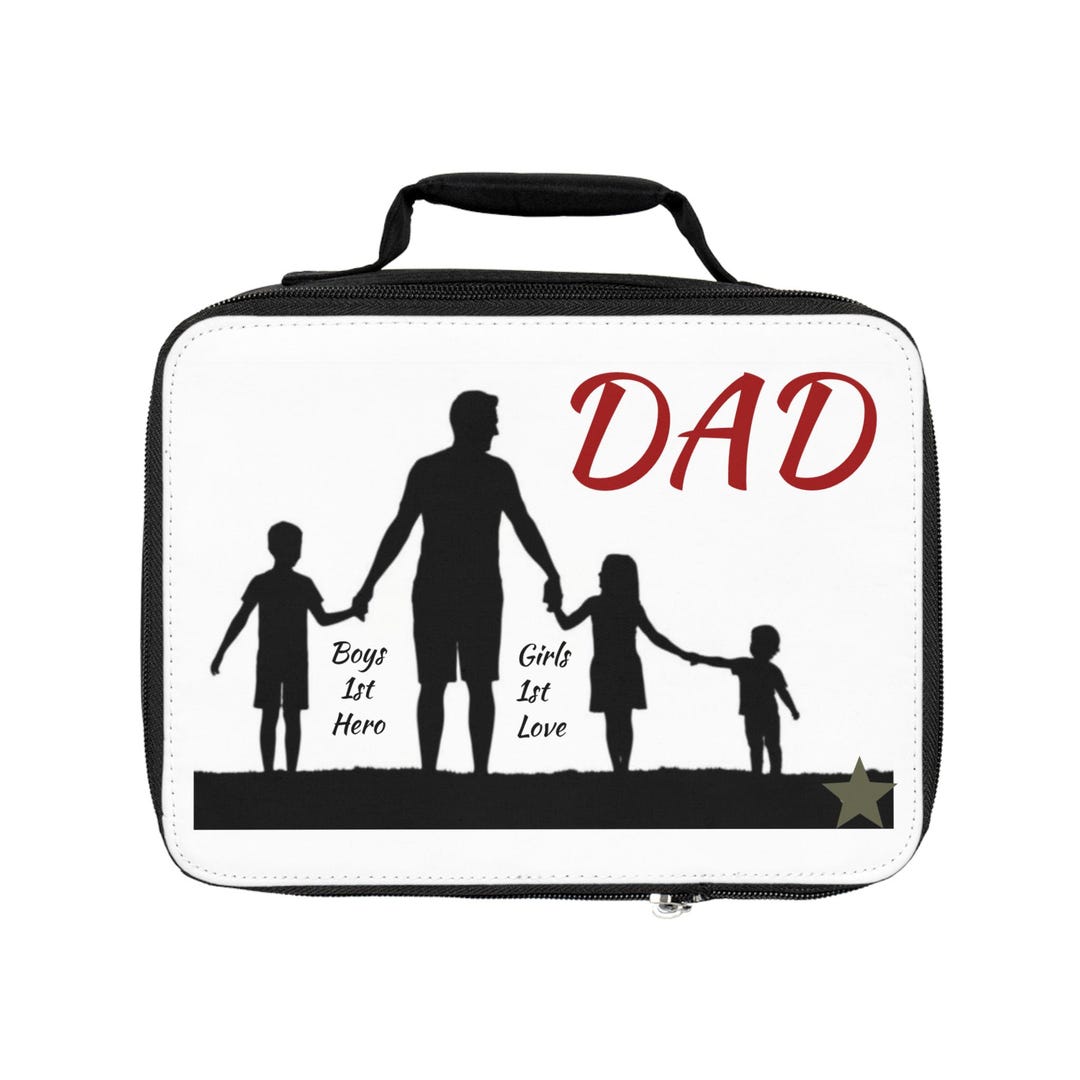 Personalized Dad Lunch Bag, Father's Day Gift, Hero Lunch Box for Dad ...