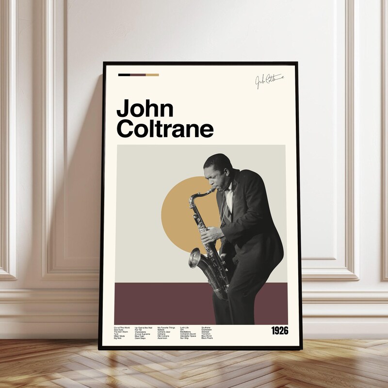 John Coltrane - Etsy