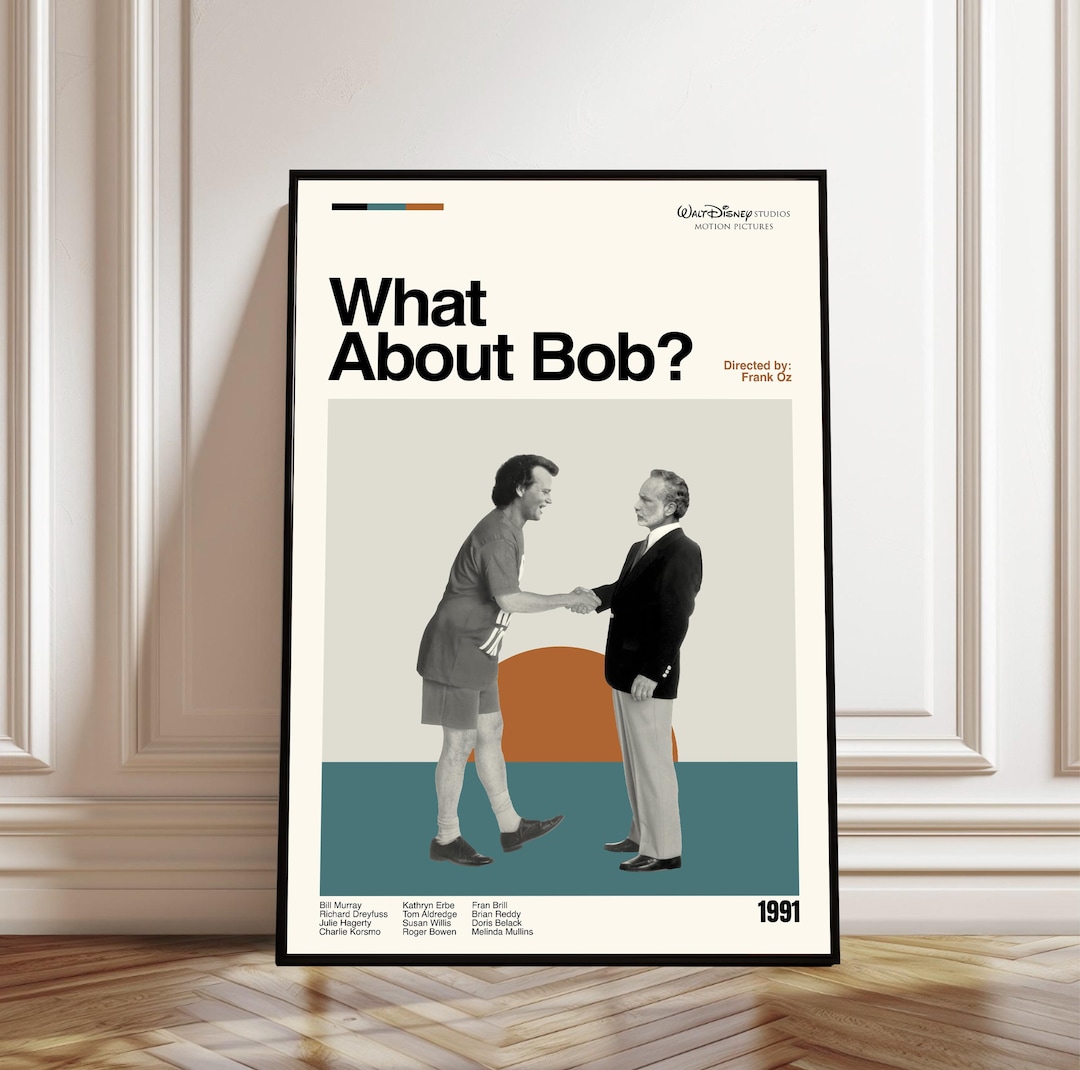 What About Bob? Poster - Movie Poster - Midcentury Modern Art ...