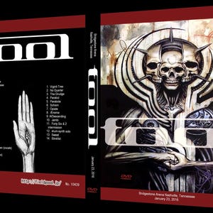TOOL Live at the Bridgestone Arena, Nashville, TN 01.23.2016 Dvd - Etsy