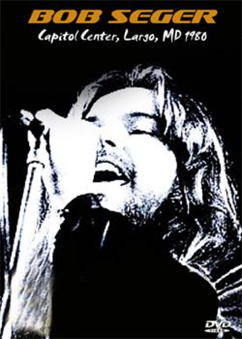BOB SEGER Capitol Center, Largo, MD 1980 Dvd - Etsy