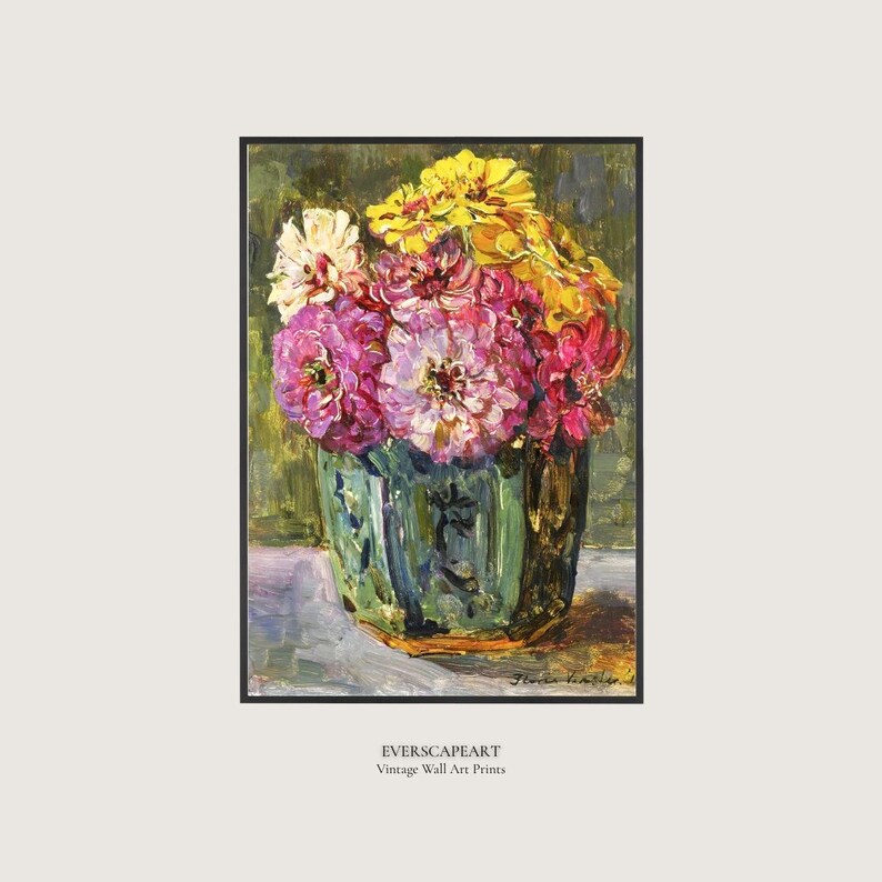 340+ Vintage Flower Posters | Botanical Wall Art Bundle | Antique ...