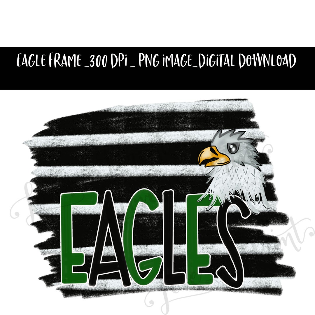 Eagle Sublimation Design | Eagle Frame | Eagles | Eagle Clipart ...