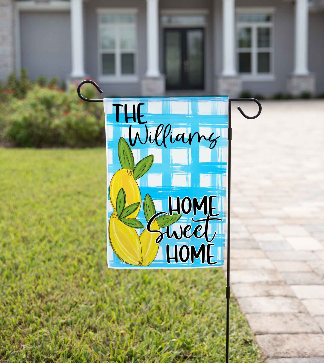 Lemon Garden Flag Design | Home Sweet Home | Sublimation | Garden Flag ...