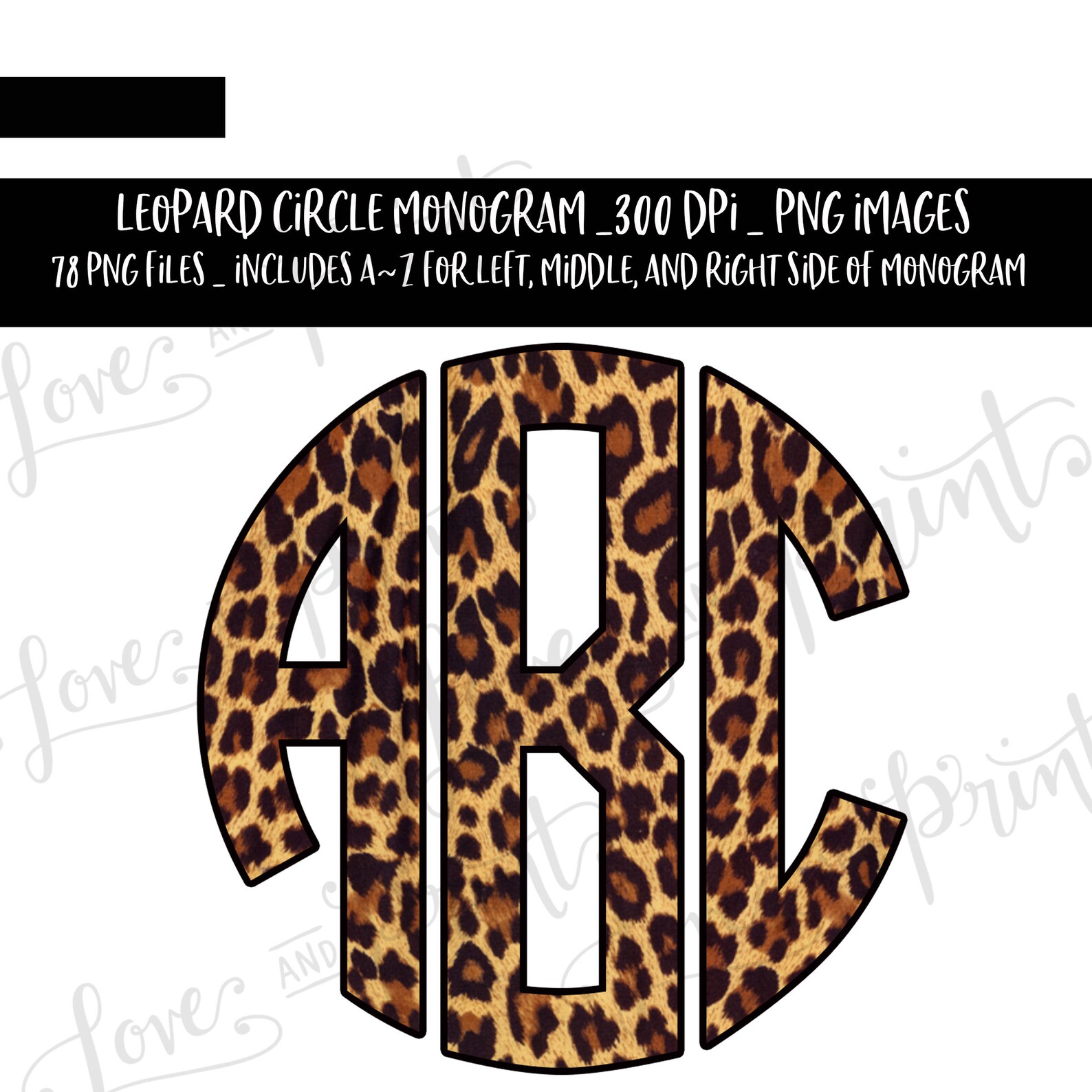 Leopard Alphabet Set | Leopard Monogram | Letters and Numbers Clipart ...
