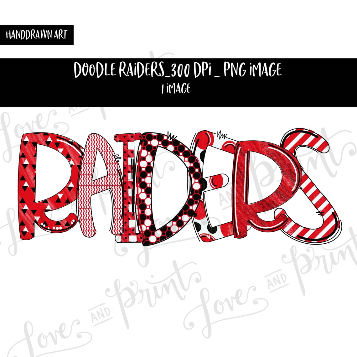 Raider Sublimation Design | Raider Doodle Letters | Raiders | Raider ...