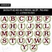 Buffalo Plaid Alphabet - Etsy