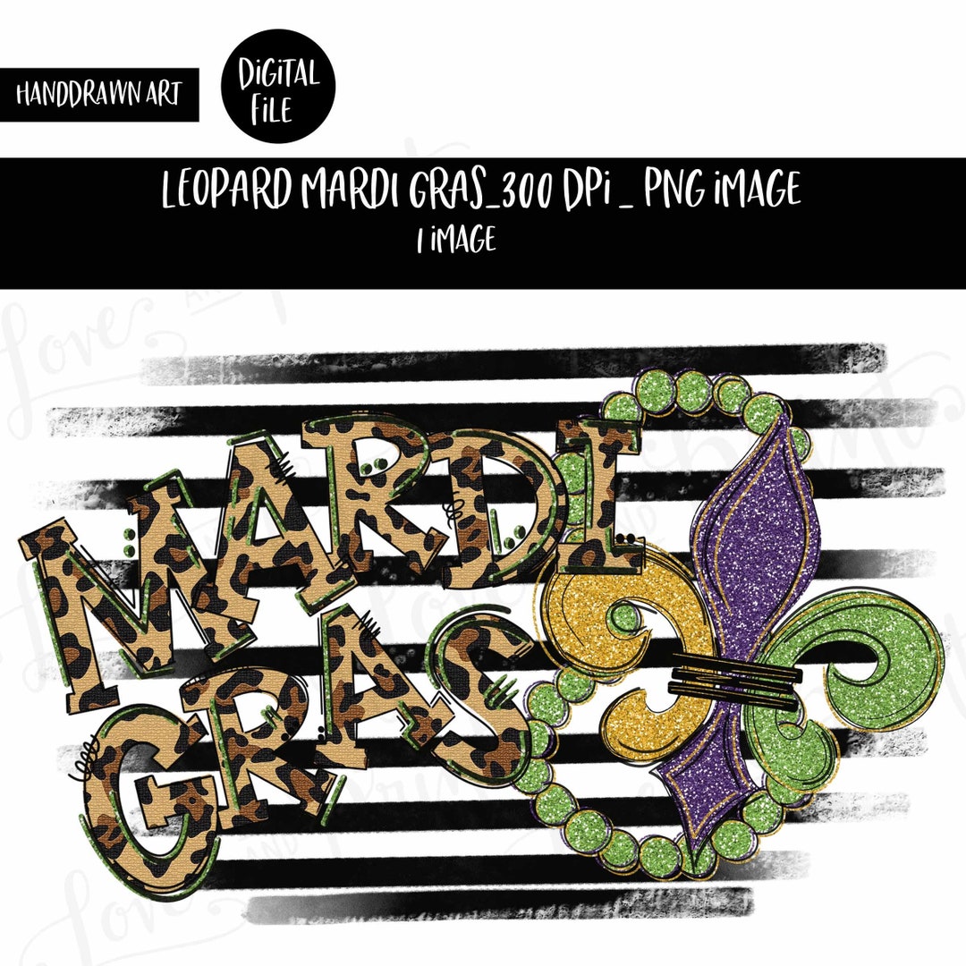 Leopard Fleur De Lis Clipart, Mardi Gras Clipart, Leopard Mardi Gras ...