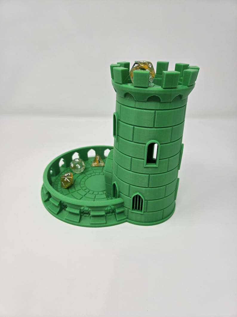 Castle Dice Tower With Integrated Tray - D&D Dice Roller for TTRPG ...