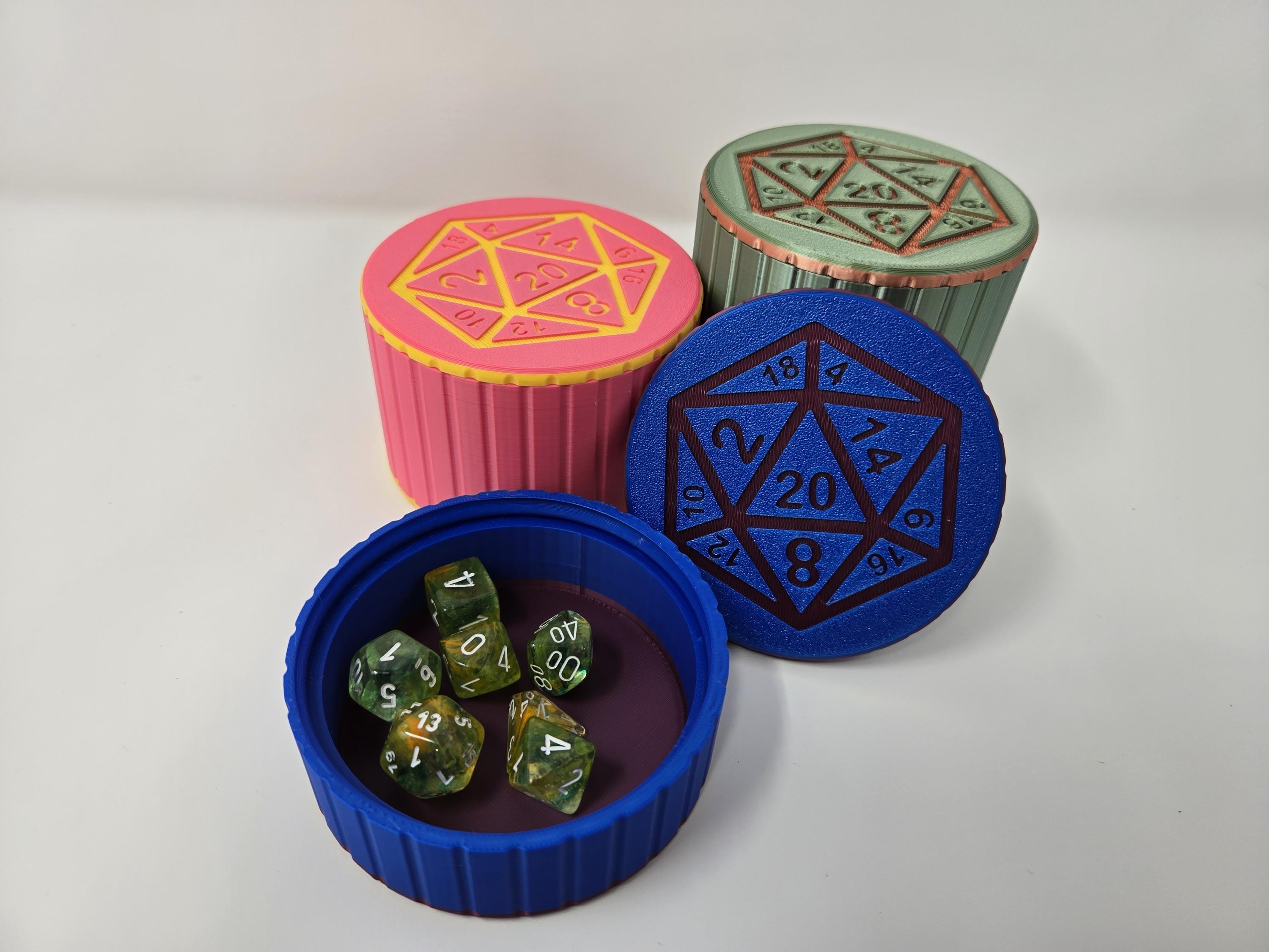 Customizable Travel Dice Storage Container - Etsy