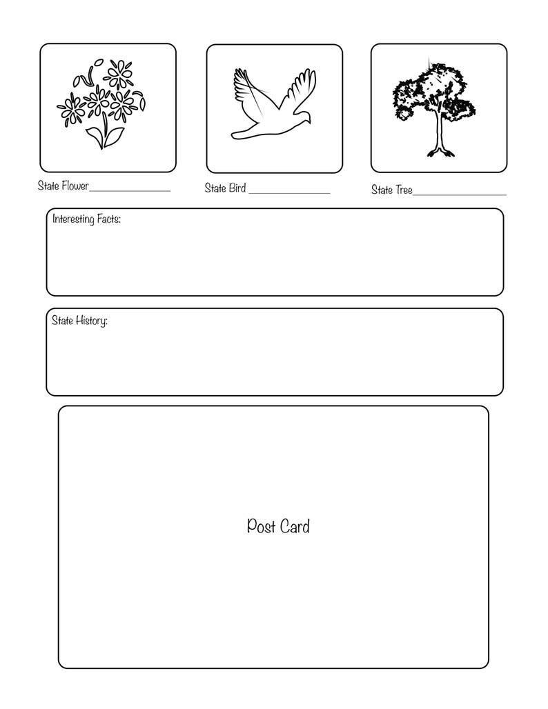 US Geography Worksheet - Etsy