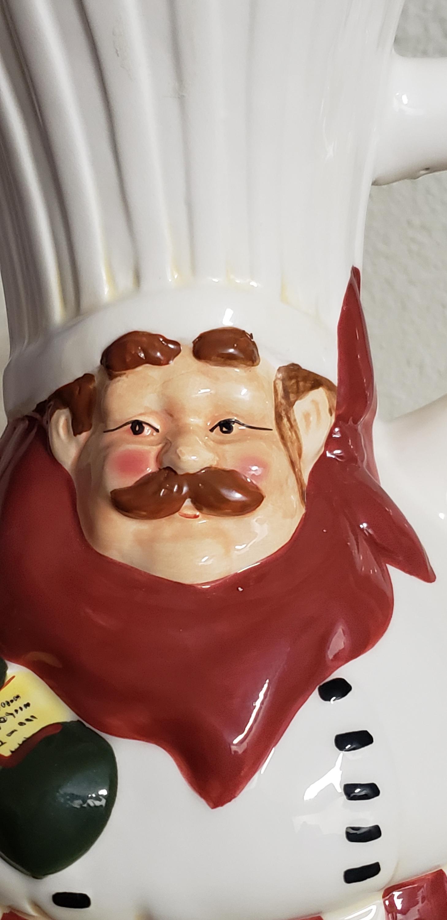 Pepe's Bistro Ceramic Chef Pitcher. New With Box. - Etsy