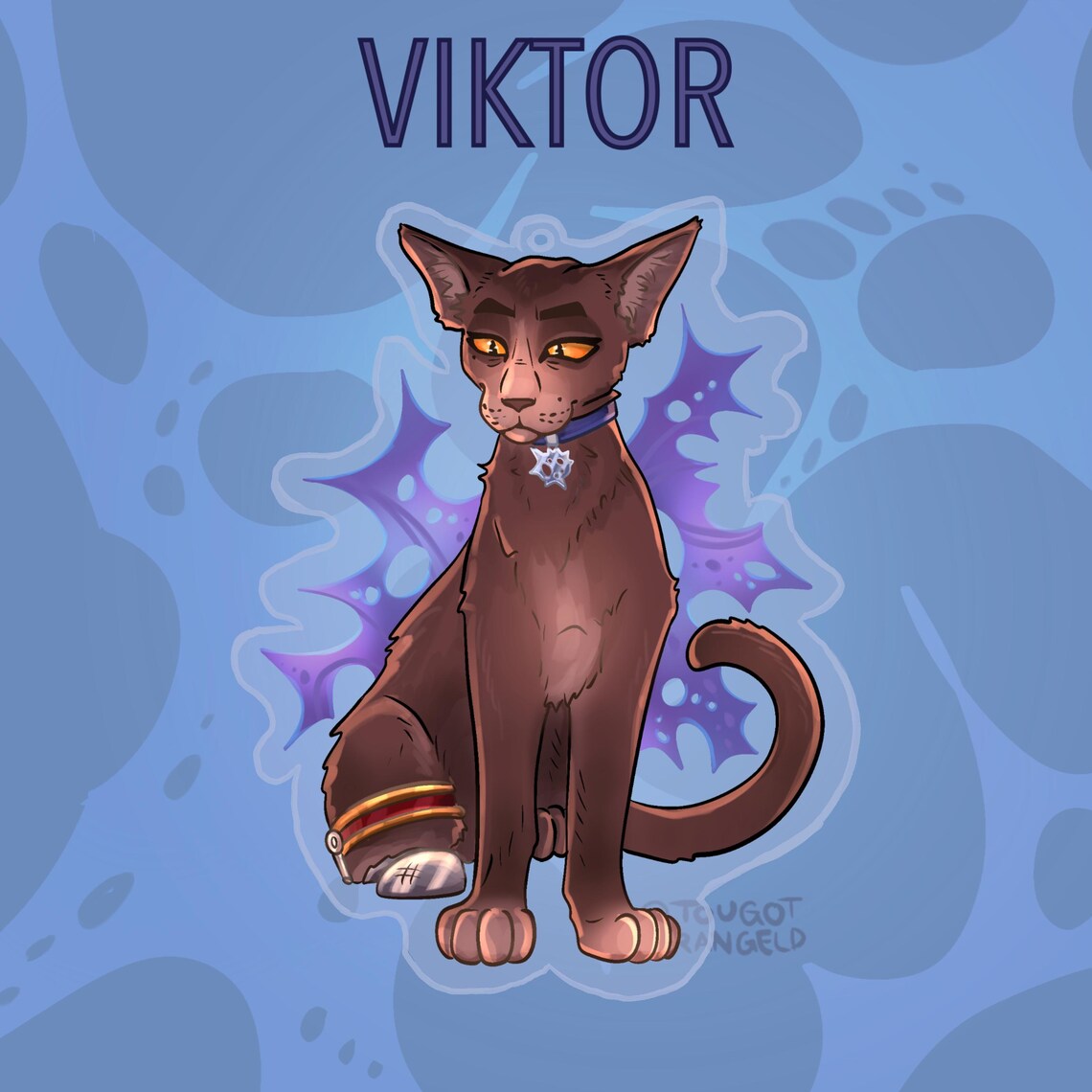 Arcane Cat Acrylic Keychains - Viktor, Mel, Jayce - Etsy