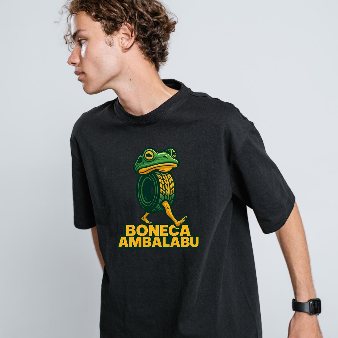Boneca Ambalabu Brainrot T-shirt Design - Funny Frog Tire Character PNG ...
