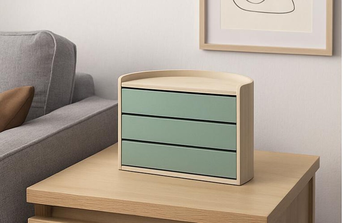Spinning 3D Printed Organizer STL File | Rotating Makeup, Desk Storage ...