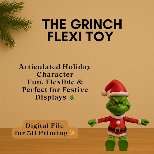 Grinch Flexi - Etsy